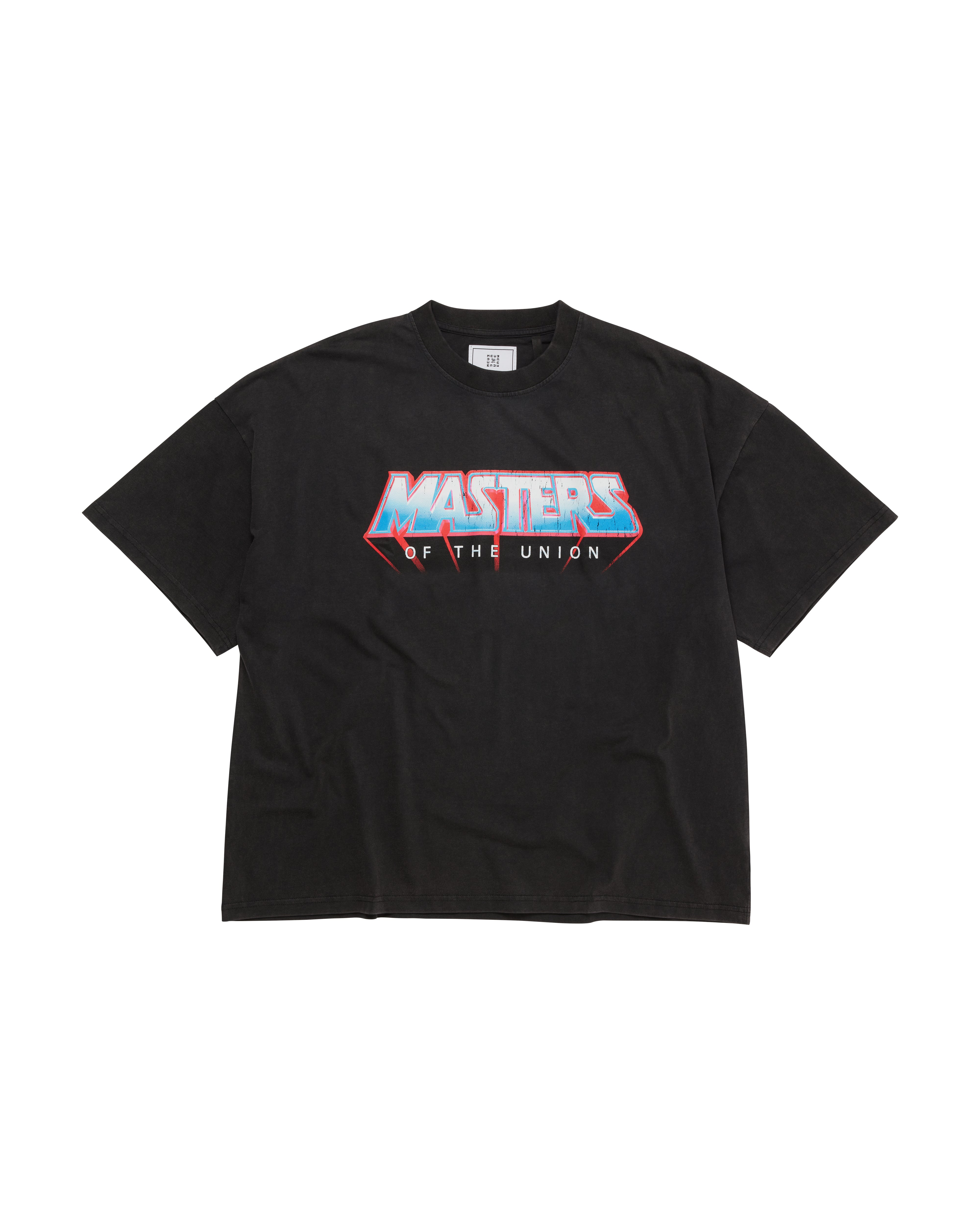 MASTERS OF THE UNION TEE - VINTAGE BLACK – Master Craft Union